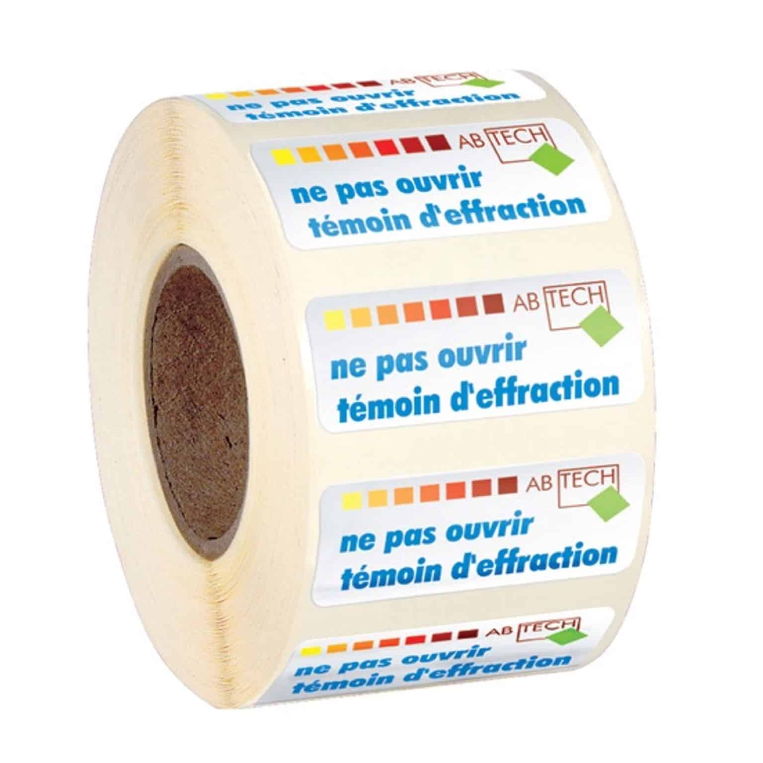 Étiquette inviolable pour la protection de vos produits et équipements ...